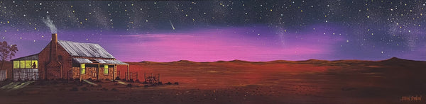 Aurora Australis on Mundi Mundi – John Dynon Art Gallery